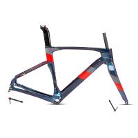China TWITTER 700C Lightweight Carbon Frameset 48CM Height For Bicycle for sale