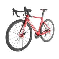 China TWITTER THUNDER Carbon Fiber Road Bike Disc Brake 22 Speed 700C Alloy Wheelset for sale