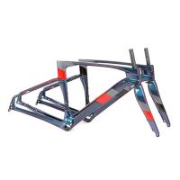 China BB86 Pressed 700C Bike Frame , Lightweight Road Bike Frame Hidden Cable for sale