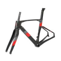 China T900 Carbon Fiber Disc Brake Road Bike Frameset 54cm Height Inner Cable for sale