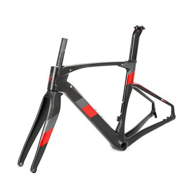 China T900 Carbon Fiber Disc Brake Road Bike Frameset 54cm Height Inner Cable for sale