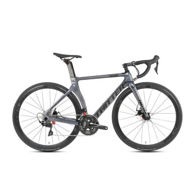 China Carbon Fiber Road Bike T800 22 Speed SRAM RIVAL Alloy Wheel 700C Racing Bicycle for sale