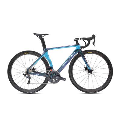 China Carbon Fiber Thru Axle Road Bike 52cm 700C 105 R7000 22 Speed T800 for sale