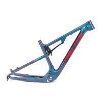 China Twitter OVERLORD Full Suspension Carbon MTB Frame T900 120mm Travel 29er 27.5 for sale
