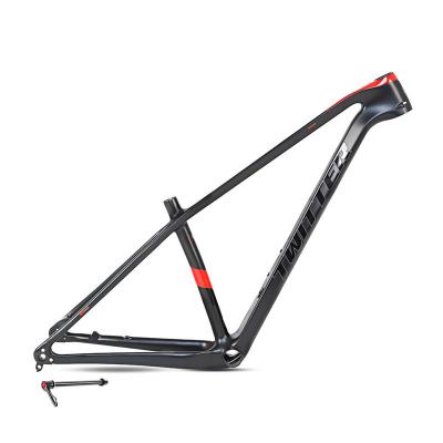 China WARRIORpro 29er Carbon MTB Frame 148mm Thru Axle Boost T800 1.15kg for sale