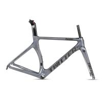 China Carbon Road Bike Frame 700x25C Rim Brake Frameset THUNDER-C 46cm T800 for sale