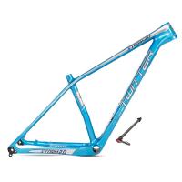China Carbon Fiber MTB Frame 27.5 29er Full Suspension T800 142mm Thru Axle OEM for sale
