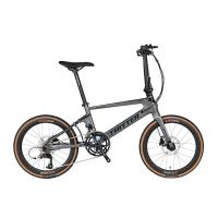 China Carbon Fiber Folding Mountain Bike 22 Inch 22 Speed Hydraulic Disc Brake 9.6kg for sale