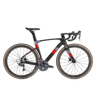 China Cyclonepro T1000 Carbon Fiber Road Bike 105 R7000 22 Speed Thru Axle 142mm for sale