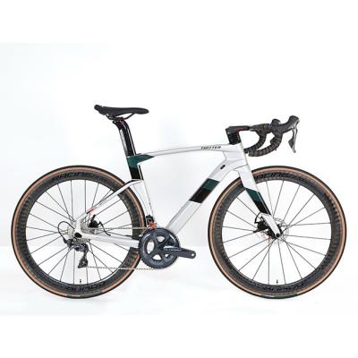 China Twitter Carbon Fiber Road Bike SRAM RIVAL 22 Speed 7.8kg T800 Carbon Wheelset Racing for sale