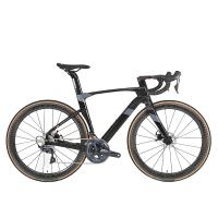 China Twitter Carbon Fiber Road Bike 700C 50mm Carbon Wheels Thru Axle Disc Brake 8.5kg for sale