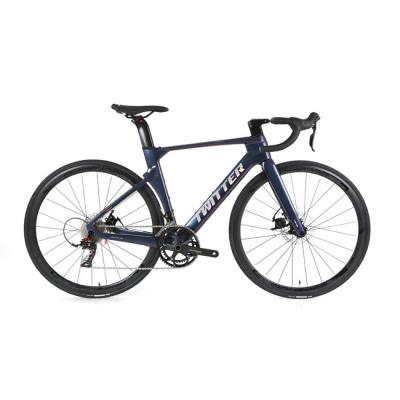 China TWITTER Full Carbon Road Bike 700C T800 High Modulus Frame 22 Speed Racing Bicycle for sale