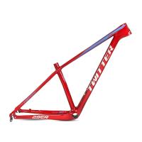 China LEOPARD Pro T800 Thru Axle MTB Frame 29er Full Suspension 148mm Red for sale