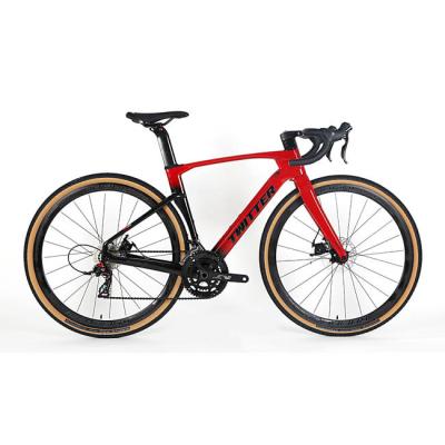 China TWITTER T900 Carbon Fiber Gravel Bike 45cm 22 Speed 700x40C Road Bicycle for sale