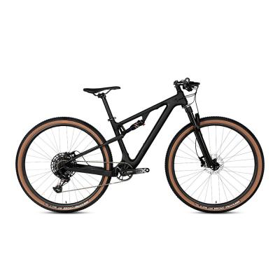 China 29er Carbon Fiber Full Suspension Mountain Bike OVERLORD SHIMANO M6100 12S 13.5kg for sale