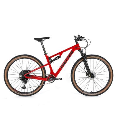 China 29er Carbon Fiber Full Suspension Mountain Bike SHIMANO XT M8100 12 Speed 13.4kg for sale