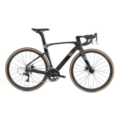 China TWITTER CYCLONE Carbon Fiber Road Bike 700C Disc Brake 22 Speed T900 Frame 8.5kg for sale