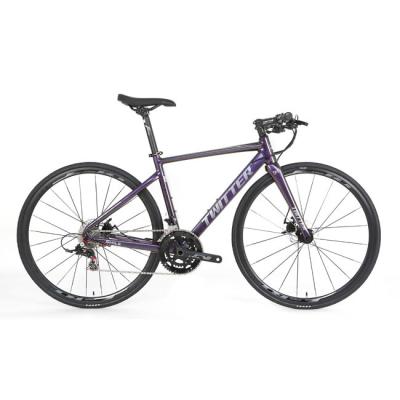 China 700C AL7005 Alloy Frame Road Bike Hybrid Bicycle 22 Speed SMILE for sale