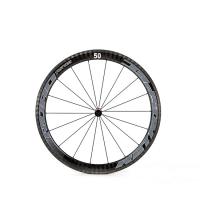 China 12K Carbon Road Bike Wheelset 700C 50mm Depth 25mm Width Disc Brake Clincher Tubeless Ready for sale