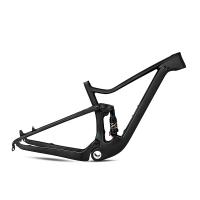 China OEM Carbon Fiber MTB Frame 29 27.5 Inch T900 Full Suspension with Rockshox Rear Shock 15 17 19 Size for sale