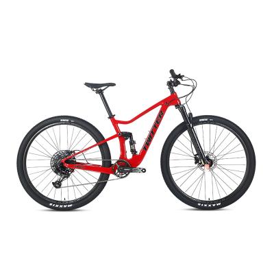 China Carbon Fiber Full Suspension MTB 29er SRAM NX Eagle 12S T1000 Frame 13.3kg for sale