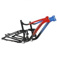 China 17 19 Inch Full Suspension Alloy Mountain Bike Frame AL7005 DNM Rear Shock 120mm Travel for sale