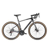 China 22 Speed Carbon Fiber Gravel Bike 700C 40C Wheels Double Disc Brake for sale