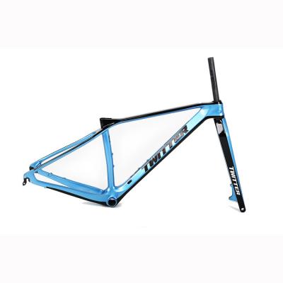 China 21 Inch Carbon Fiber MTB Frame 15x110 Boost Thru Axle T900 Carbon Bicycle Frame for sale