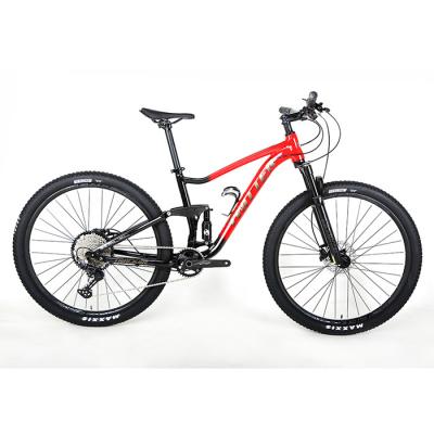 China Alloy AL7005 Full Suspension Mountain Bike 27.5 Inch 12 Speed SHIMANO DEORE Hydraulic Brake for sale