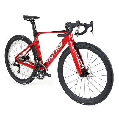 China 700C Carbon Fiber Road Bike R5 Disc Brake SRAM RIVAL 22 Speed 8.7kg for sale