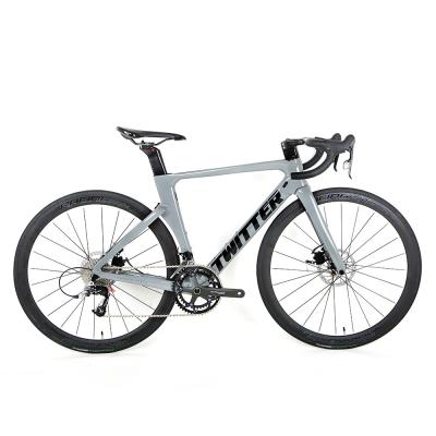 China SRAM RIVAL 22 Speed Carbon Fiber Road Bike 700x25C Integrated Handlebar for sale