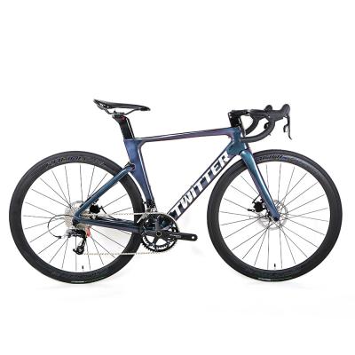 China TWITTER 48cm Carbon Fiber Road Bike EPS SRAM RIVAL 22 Speed 700C for sale