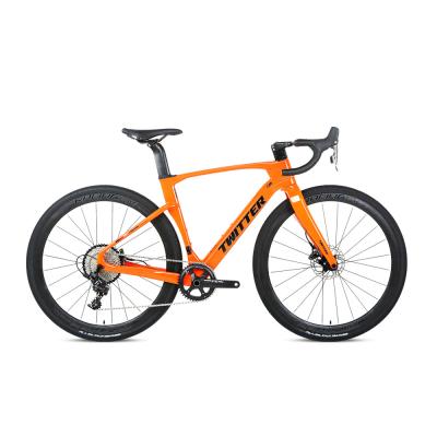 China Twitter T900 Carbon Fiber Gravel Bike 700C with Hydraulic Disc Brake 11-Speed for sale