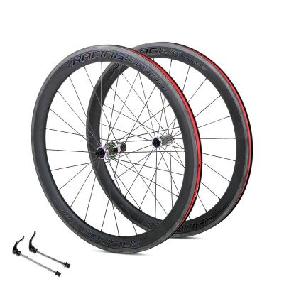 China High Modulus Carbon Road Bike Wheelset 700C 50mm Clincher Rim Brake 1780g for sale
