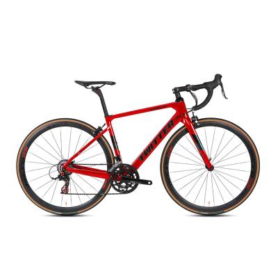 China Rim Brake T900 Carbon Fiber Road Bike Aero Racing Full Inner Cables 700C 50mm for sale