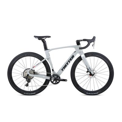 China EPS T900 Carbon Fiber Gravel Bike 700C Hydraulic Disc Brake Twitter Gravel Bike 46-54cm for sale