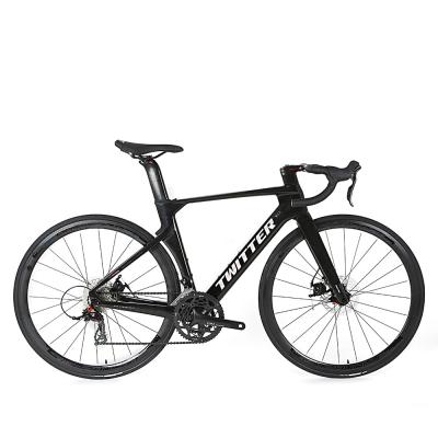 China High Modulus T900 Carbon Road Disc Bike TWITTER R10 700C Aluminum Alloy Rim 22 Speed for sale