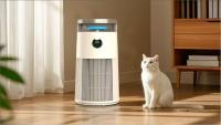 China Smart Pet Air Purifier with 500m³/h CADR, H13 HEPA Filter and UV Sterilization for Odor Removal for sale