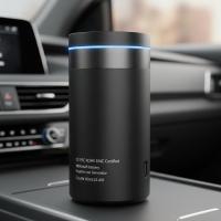 China CE FCC ROHS EMC Certified Car Air Purifier with 4800mAh Battery and Negative Ion Generator for Clean Vehicle Air for sale
