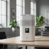 China ESP Filter Electric Air Purifier with 220 M³/h Formaldehyde CADR and Child Lock Protection for Office Spaces for sale