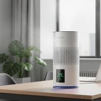 China ESP Filter Electric Air Purifier with 220 M³/h Formaldehyde CADR and Child Lock Protection for Office Spaces for sale