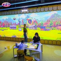 China Interactive Coloring Wall with Instant Scan-to-Play Under 1 Second for Engagement for sale