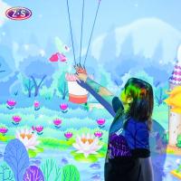 China Cinema Kids Party Room Featuring Interactive Coloring Wall with 10+ Games for sale