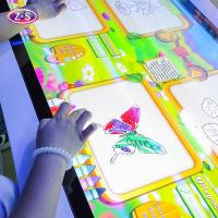 China Resort Family Entertainment Zone Using Interactive Coloring Wall for Active Fun for sale