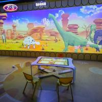 China Magic Painting Projection 3D Interactive Art Multi Channel Fusion For Exhibitions for sale