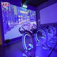China Interactive Bike Simulator Indoor Racing Projection Self Adjustable Riding Resistance for sale