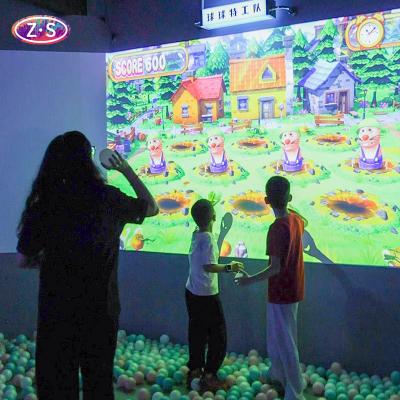 China Interactive Smash Ball Wall Games Dynamic Capture Interactive Projection Wall for sale