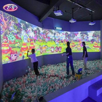 China 3800 Lumens Throwing Wall Projection Games 1024*768 Shape Adjustable for sale