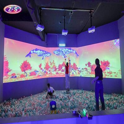 China 3*2.2m-12*2.2m Interactive Projection Wall One Button Switch Remote Control Operation for sale