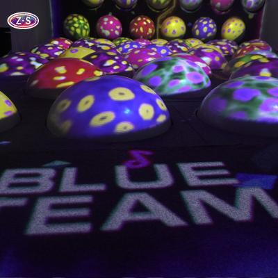 China Immersive Crazy Maths Game Jumping Ball Interactive Games DLP Display Technology for sale